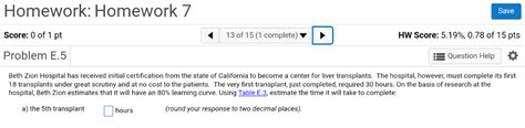 Solved Homework Homework 7 Score 0 Of 1 Pt 11 Of 15 1