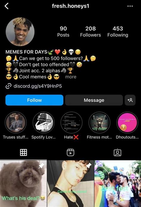 Weird Ig Account R Freshhoneys