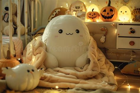 Cute Plush Toy On A Fuzzy Blanket Stock Illustration Illustration Of