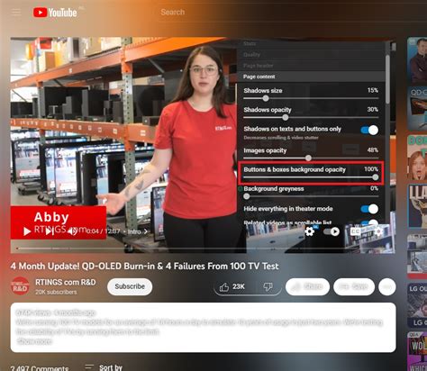 YouTube Interface Acting Weird With AmbiLight On Issue 184