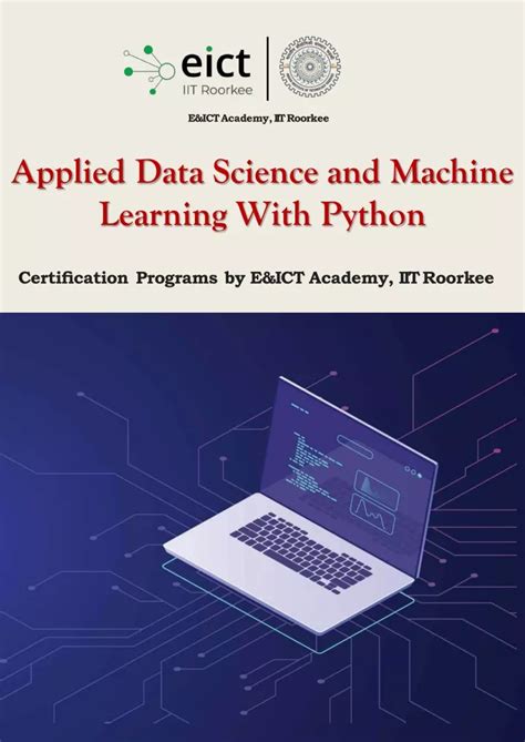 Ppt Applied Data Science And Machine Learning With Python By