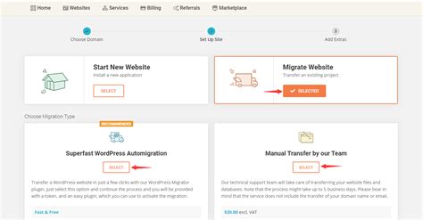 Siteground Migrate Website