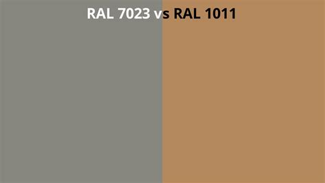 Ral 7023 Vs 1011 Ral Colour Chart Uk