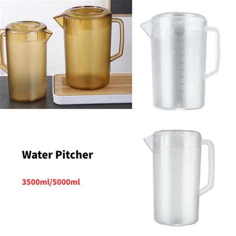 Water Pitcher Pc Plastic High Temperature Resistance Frosted Kettle Mix