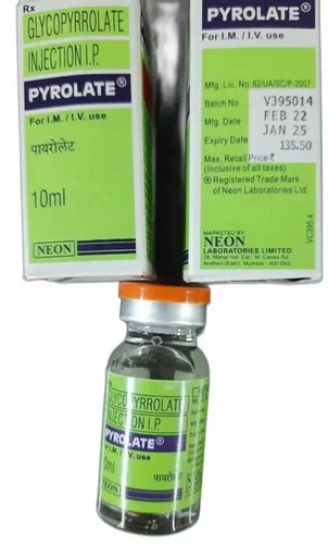 Pyrolate Glycopyrolate Injection At Rs 135vial Pharmaceutical Injection In Nagpur Id