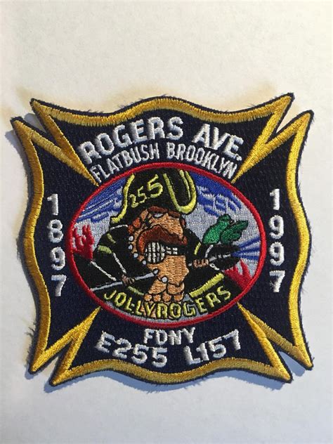 Fdny Engine 255 100th Anniversary Patch 1945708639