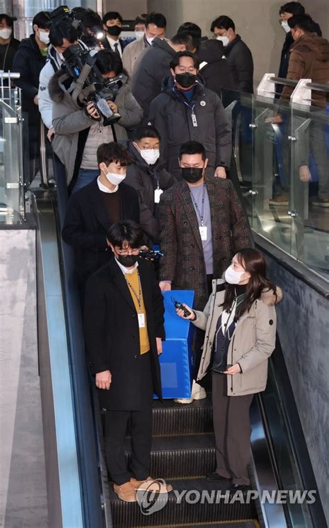 현대산업개발 본사 압수수색 종료 연합뉴스