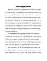 Upgrading In Global Value Chain Docx Upgrading In Global Value Chains Introduction It Has