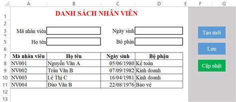 Hướng Dẫn Xóa Dữ Liệu Excel Trong Bảng Danh Sách Bằng Lệnh Vba