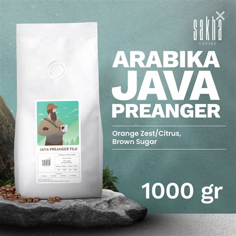Biji Kopi Bubuk Arabika Java Preanger Tilu Tiwus Pangalengan Gunung