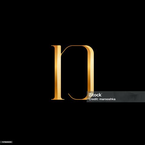 3d Latin Letter D Serif Alphabet Beautiful Elegant Golden Font Classic Perfect For Logotypes