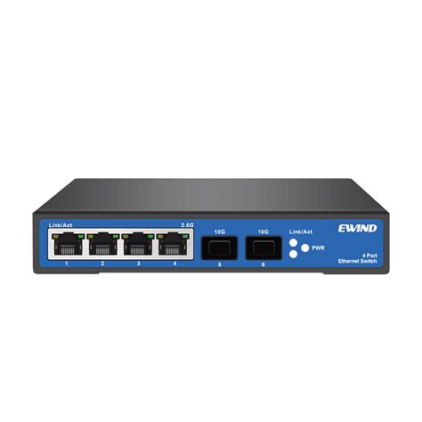2 5g 10g Network Switches 4 Port 100 1000 2500mbps Unmanaged Ethernet Switch Ewind