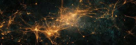 Glowing Lines And Dots Create A Visual Representation Of A Global