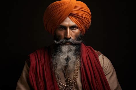 Premium AI Image Stunning Images Of Sikh Turbans