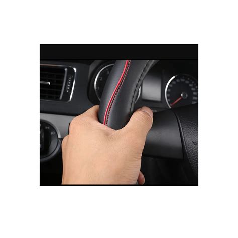 Husa Volan Universala Piele Negrurosu Emagro