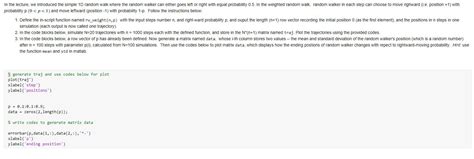 In The Lecture We Introduced The Simple 10 Random Chegg Com