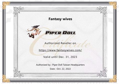Doll Brand Certificates And Authenticity Fantasywives Official Best