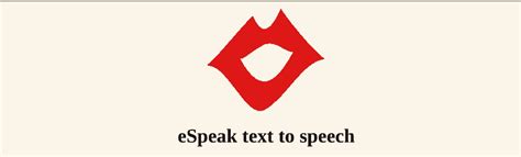 using text to speech tool in linux espeak ng