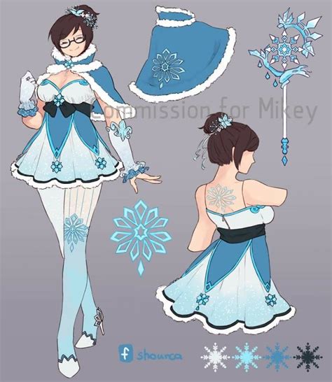 Mei Overwatch Magic Girl Shourca Magical Girl Overwatch Costume