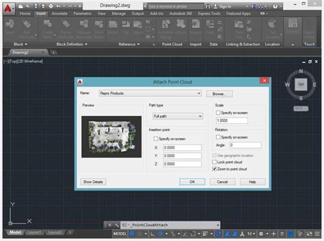 3d Laser Scanning Sample Data In Autocad Repro Products