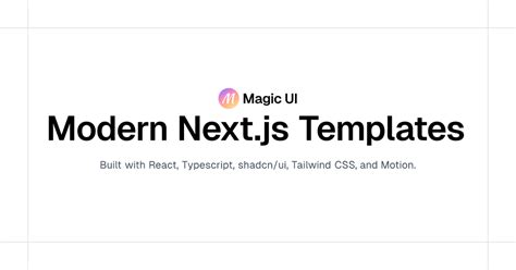 Magic Ui All Shadcn