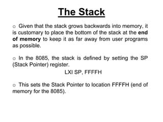 Stacks Subroutines Ppt