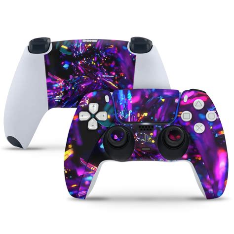 Playstation 5 Controller Skin Multicolor 3d Particles Skinslegend