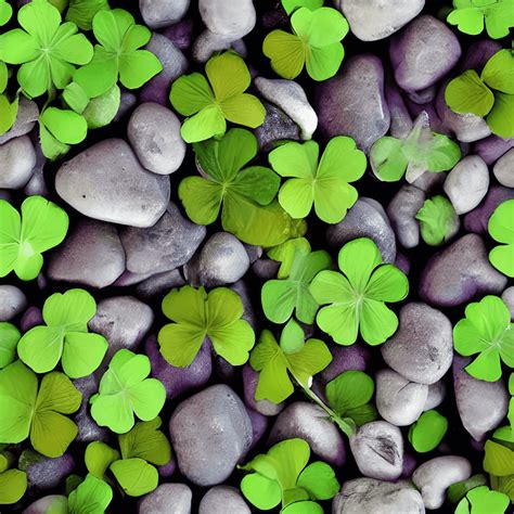 Tiny Rainbow Shamrock Pattern · Creative Fabrica