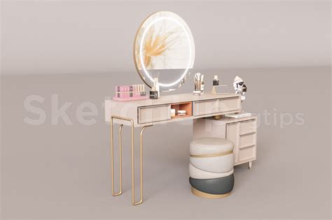 11883 Free Sketchup Dressing Table Model Download Sketchup Models