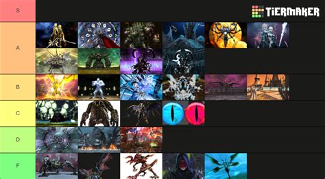 FFXIV Ultimate Phases Patch Tier List Community Rankings TierMaker