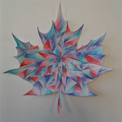 A Faithful Attempt Ombre Watercolour Maple Leaves