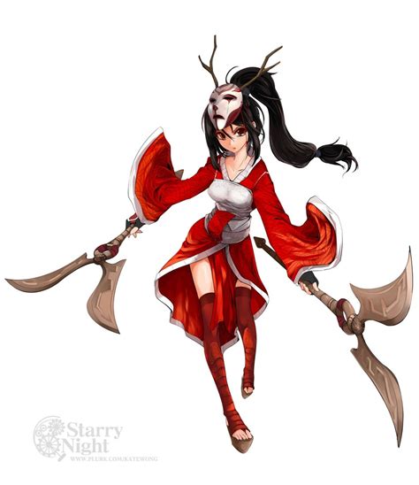 Akali Akali And Blood Moon Akali League Of Legends Drawn By Kate