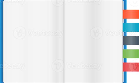 Open Blank Notebook 11287480 Png
