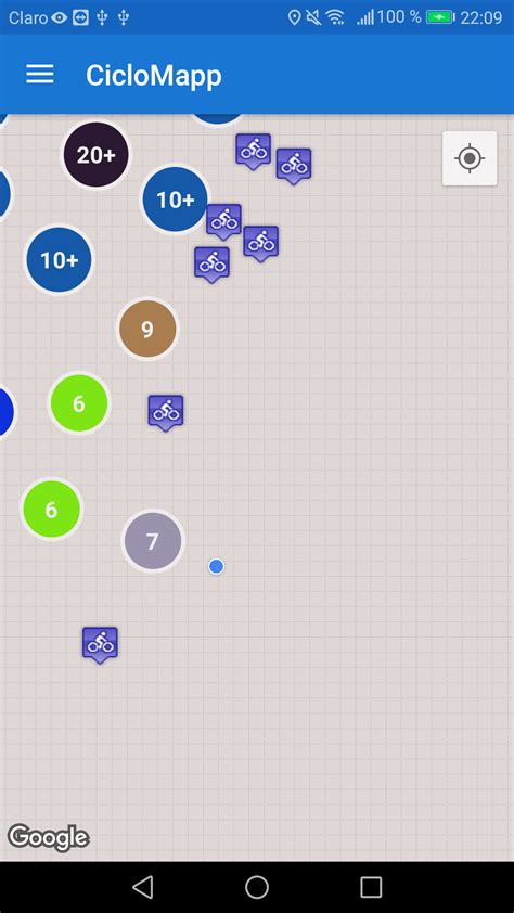 Android Google Maps Style With A Marker Cluster Stack Overflow