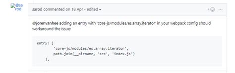 Babel Preset Env Dosen T Polyfill Es Array Iterator In Ie Issue Babel Babel Github