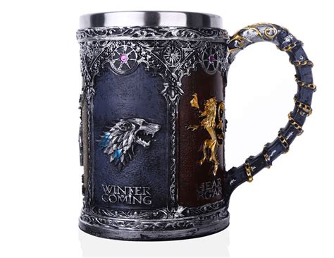 Кружка Готика 3D Игра Престолов Game Of Thrones Winter Coming 500 мл ...