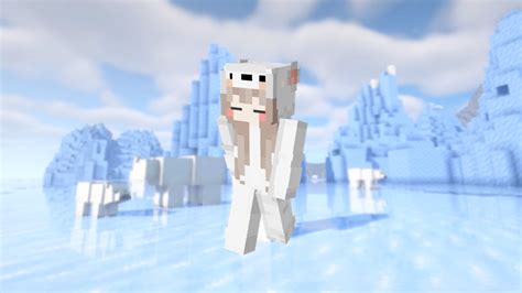 Cute Pink Winter Girl Minecraft Skin Cheap Factory Tegradabnu