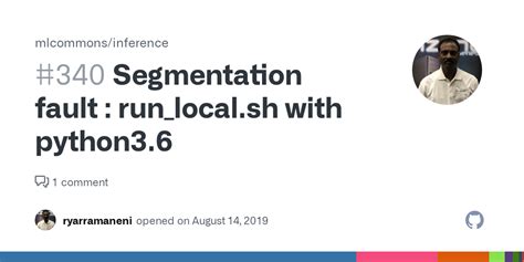 Segmentation Fault Run Local Sh With Python3 6 Issue 340
