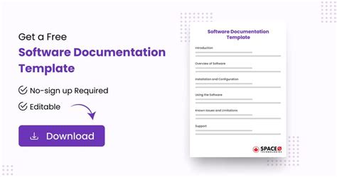 download free software design document template