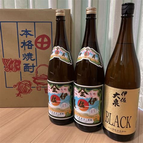 【りんご大好き様専用】本格焼酎3本セット 伊佐美と伊佐大泉black メルカリ