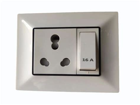 16a Modular Switch Socket Combination Plastic At ₹ 380piece In Kanpur