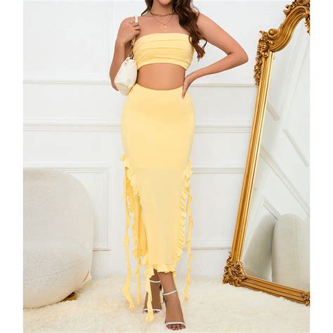 Flutter Split Wing Coord Skirt Set Baly Shop