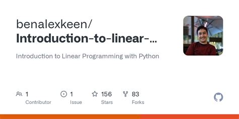 GitHub Benalexkeen Introduction To Linear Programming Introduction To Linear Programming With
