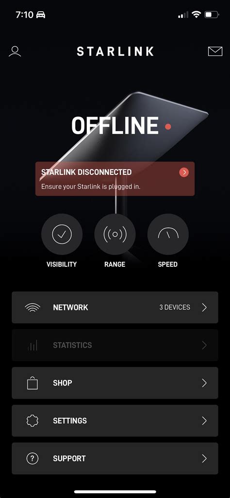 Default Status R Starlink