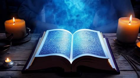 Open Spell Book With Glowing Pages Stock Footage Video Of Dust