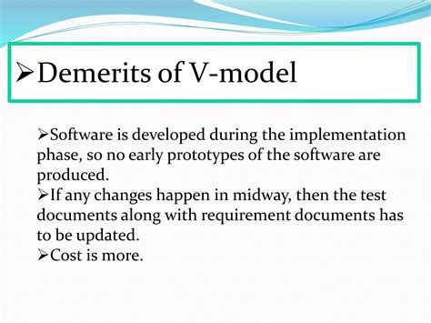 V Model Software Engineering Pptx
