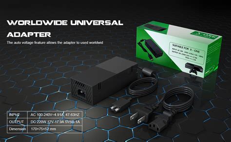 Amazon Ukor Power Supply Brick Power Adapter For Xbox One Low