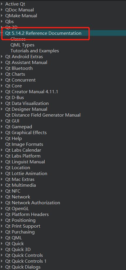 Qt实战教程 如何在帮助文档里头查看类的继承关系 Qt Document怎么查看 Csdn博客