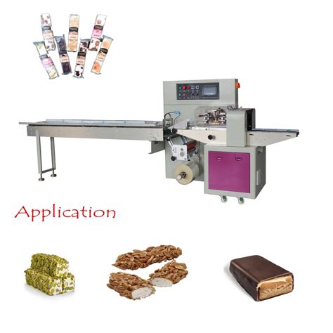 Small Cylindrical Candy Taffy Chocolate Bread Horizontal High Speed New Appearance Flow Wrap