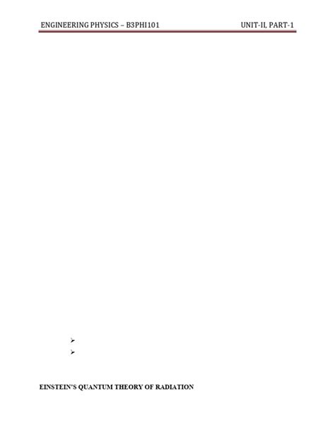 Unit Ii Part 1 Photonics And Fibre Optics Laser Pdf